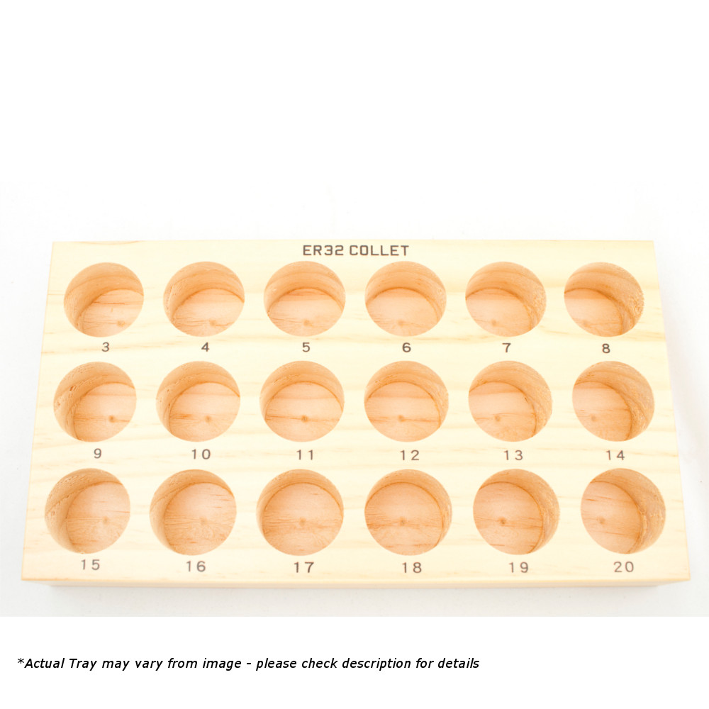 ER25 Wooden Collet Tray