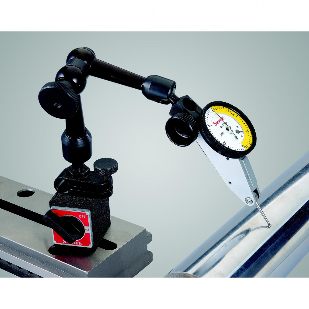 Mag Base Mini Square Base 3/8" Stems & Dovetail Mount Starrett 660